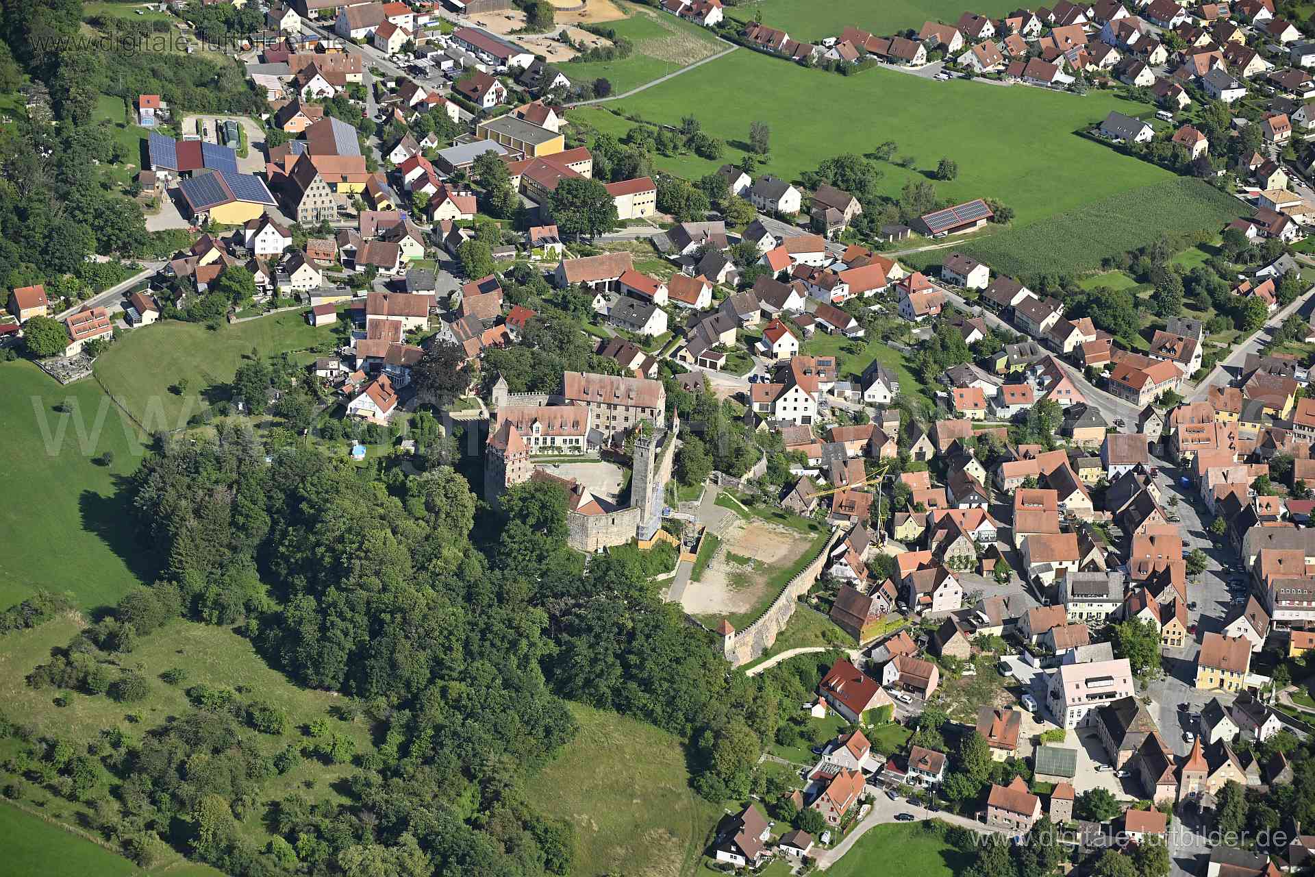 Luftbild - Burg Abenberg