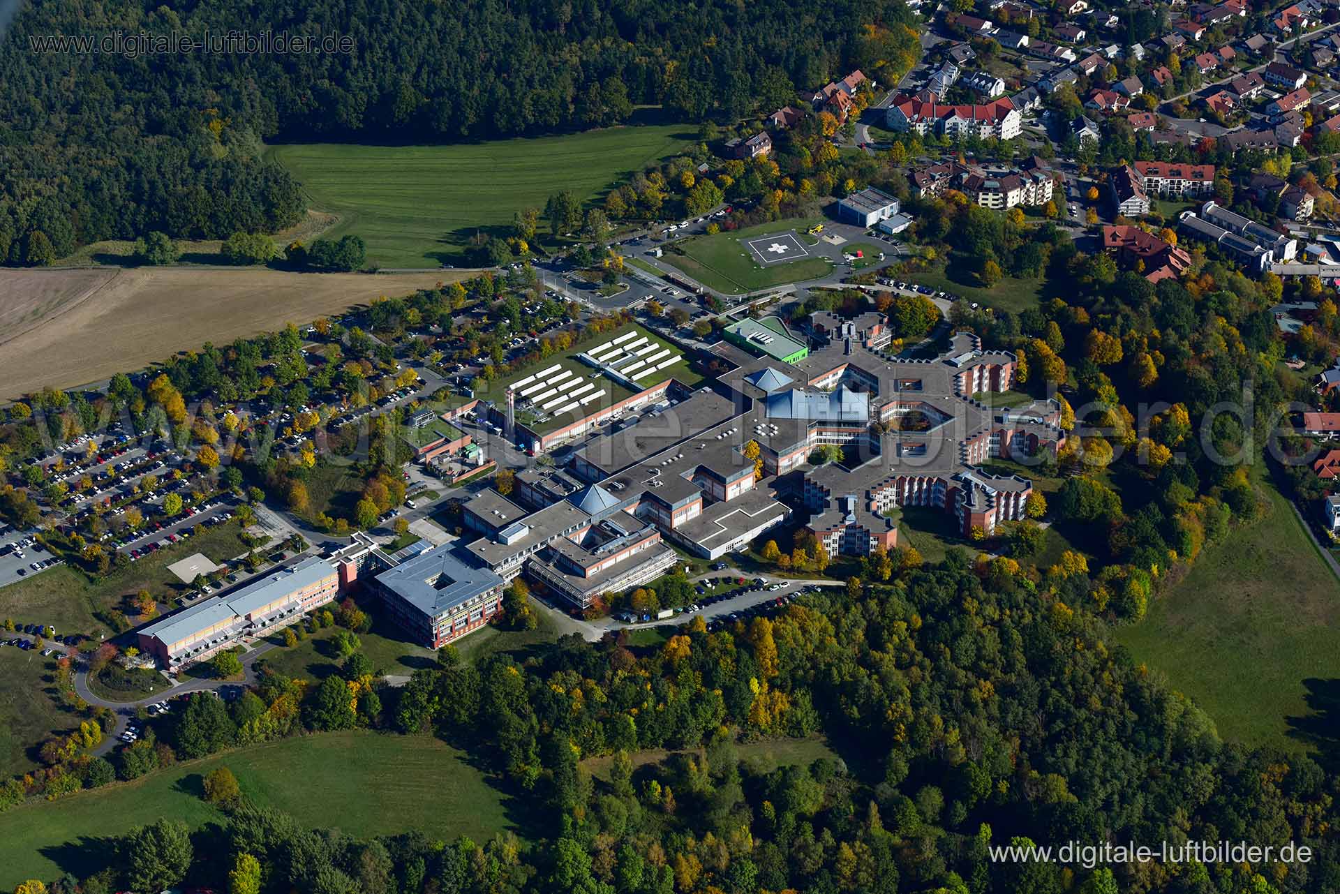 Luftbild: Klinikum Bayreuth, Bayreuth