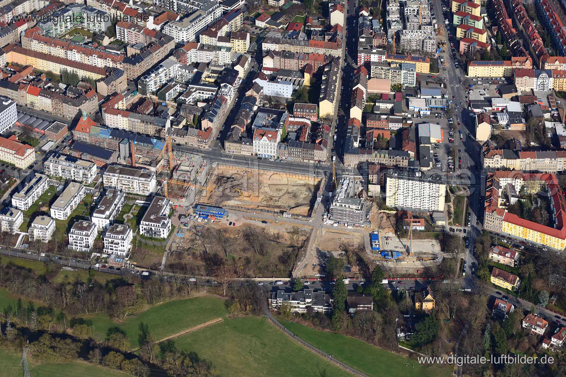 Luftbild: Schwabacher Straße, Fürth