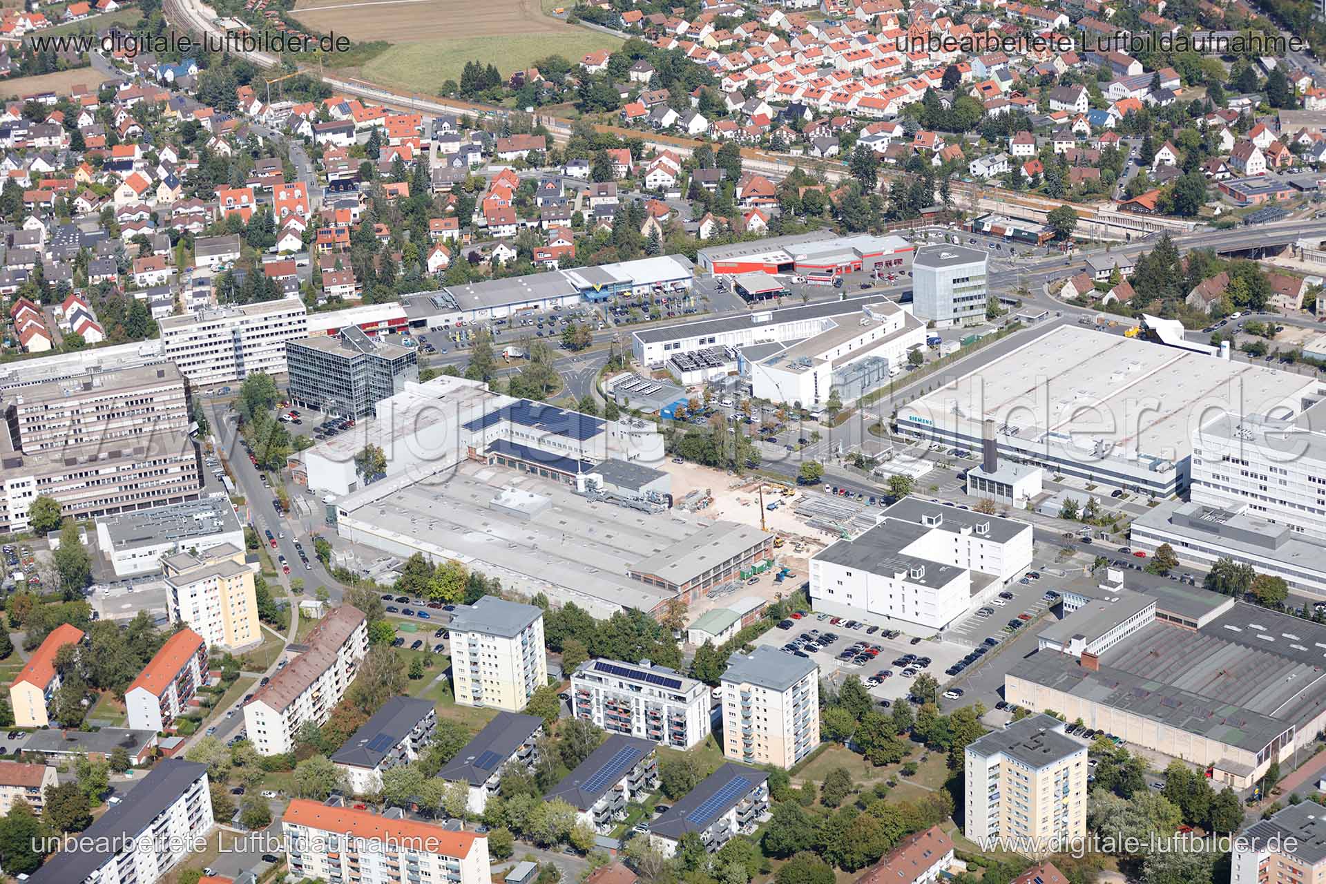 Luftbild: Würzburger Straße, Fürth