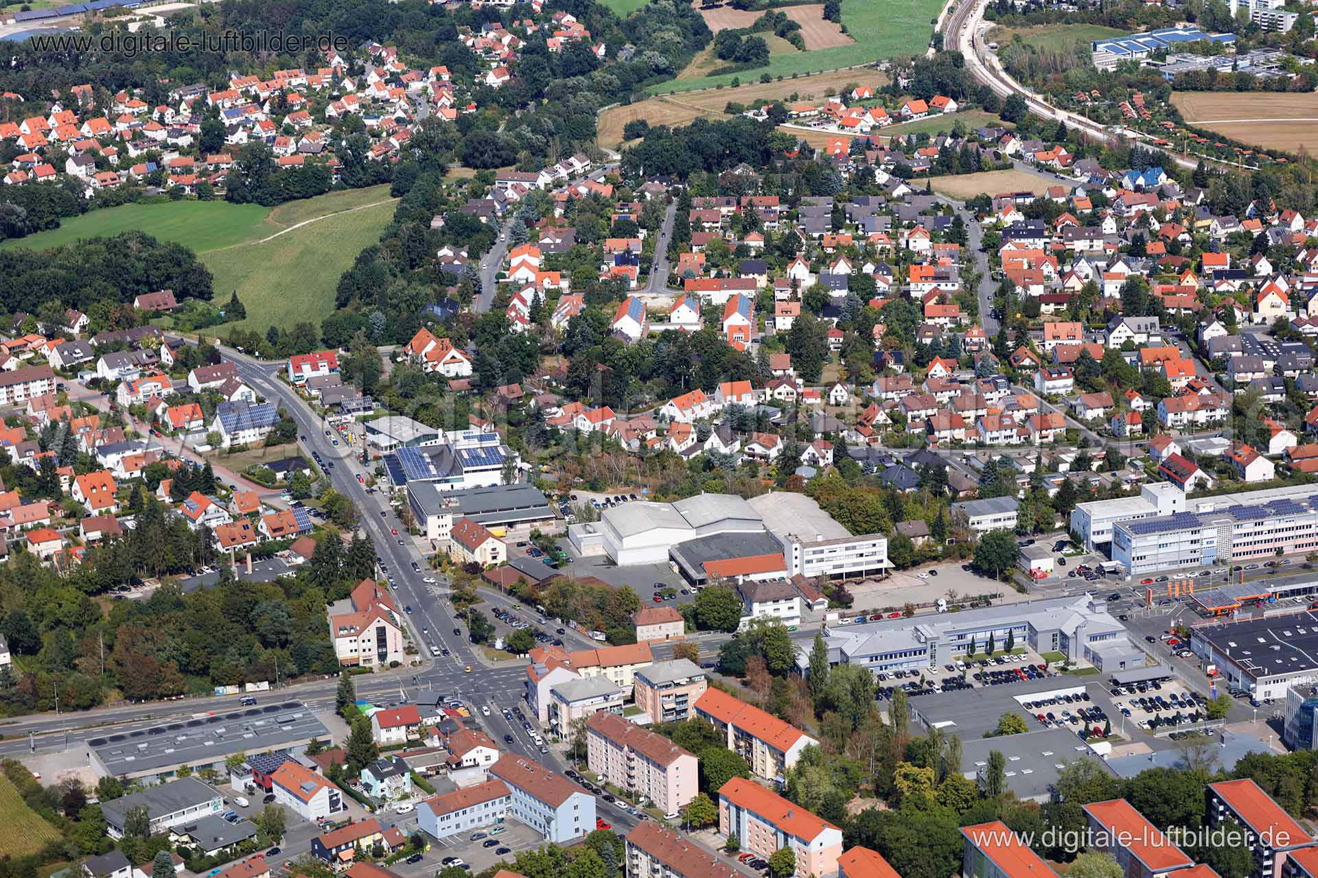 Luftbild: Würzburger Straße, Fürth