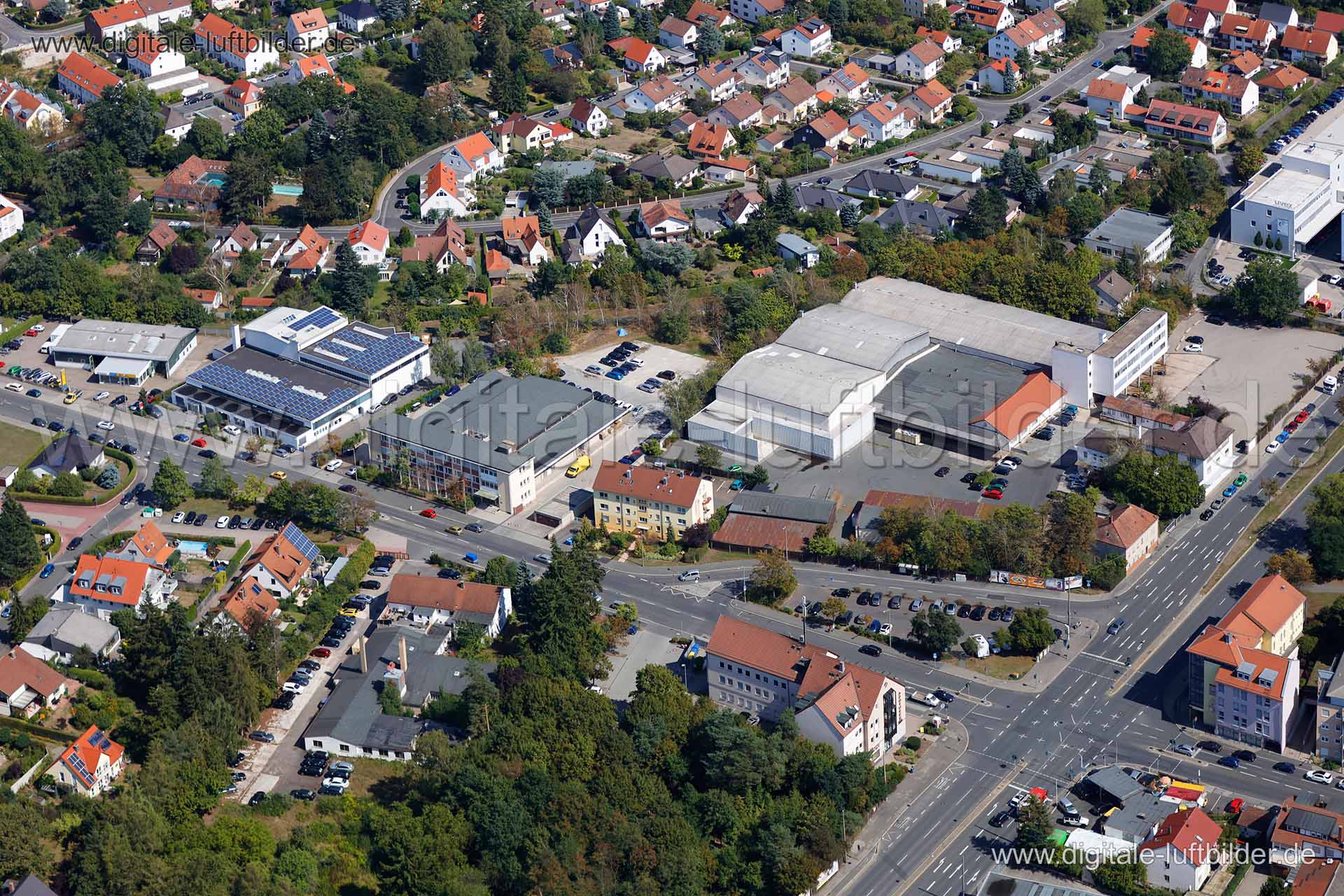 Luftbild: Würzburger Straße, Fürth