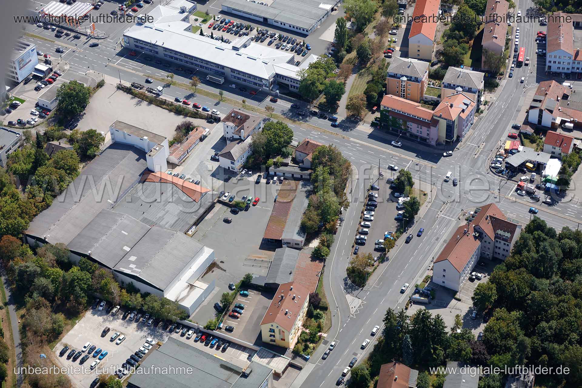 Luftbild: Würzburger Straße, Fürth