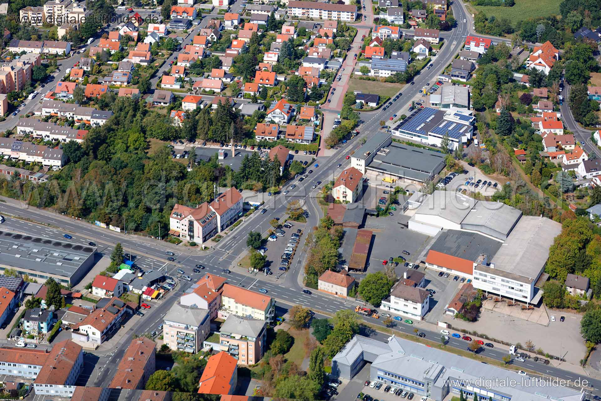 Luftbild: Würzburger Straße, Fürth
