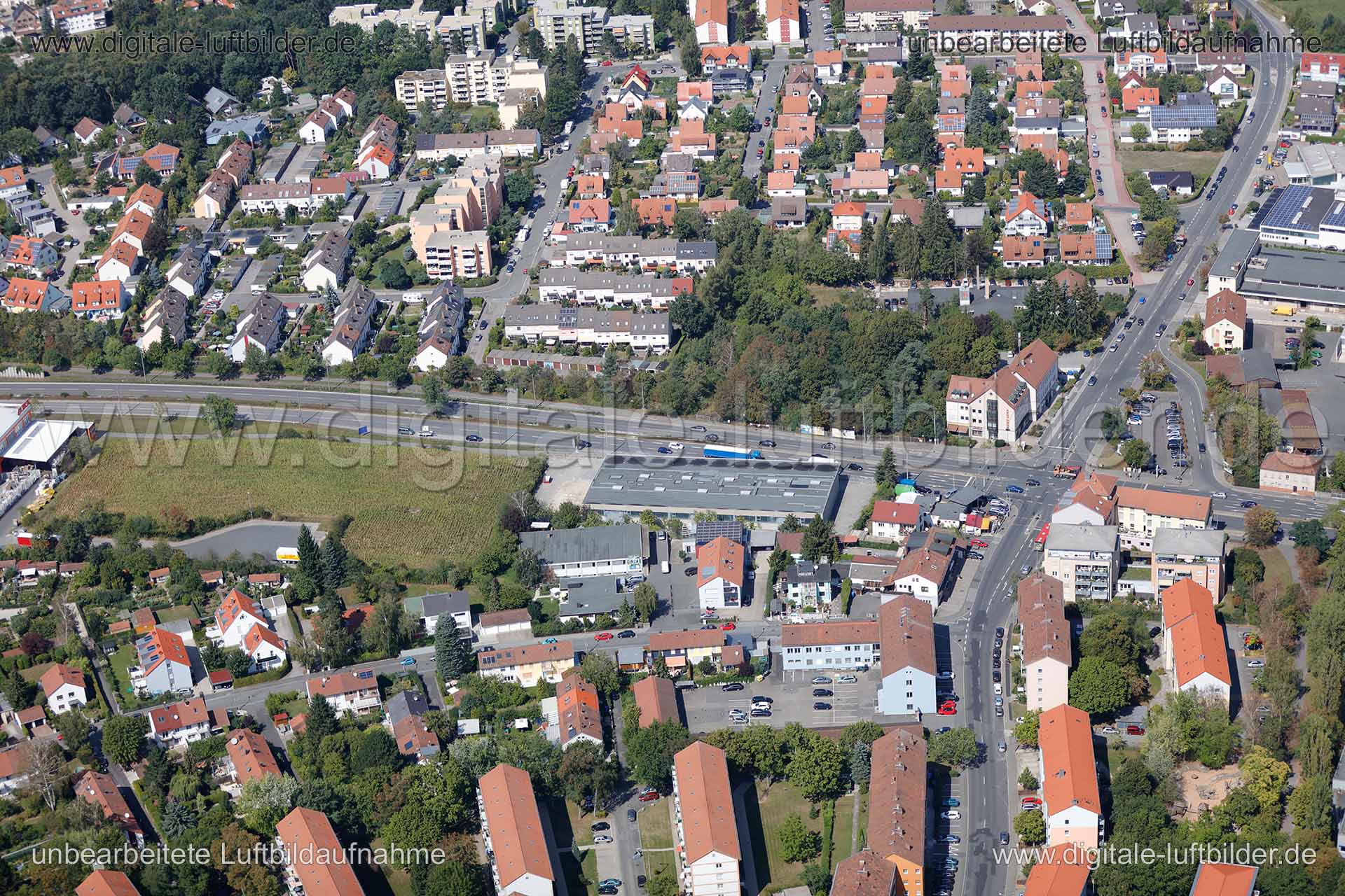 Luftbild: Würzburger Straße, Fürth