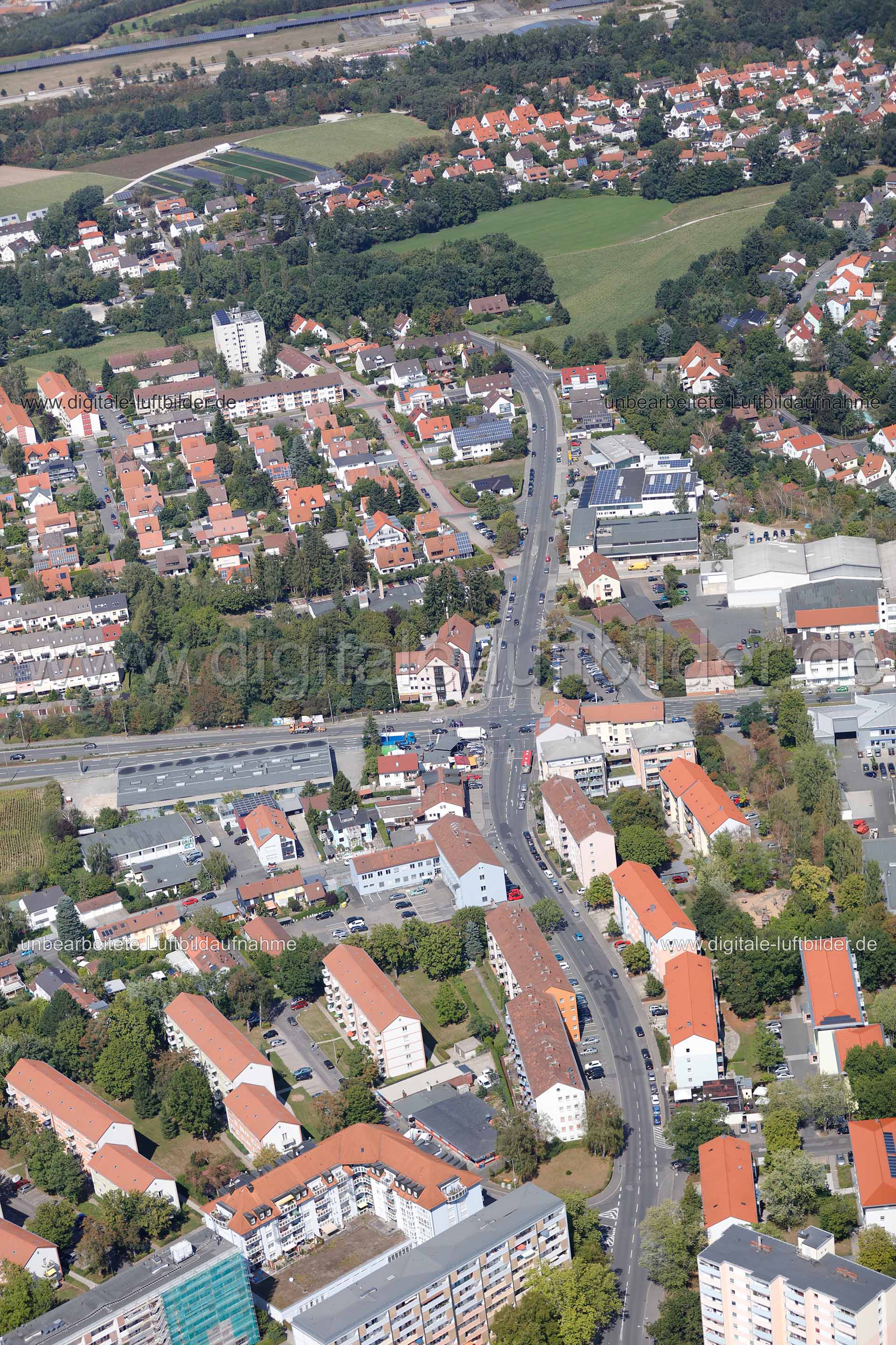 Luftbild: Würzburger Straße, Fürth