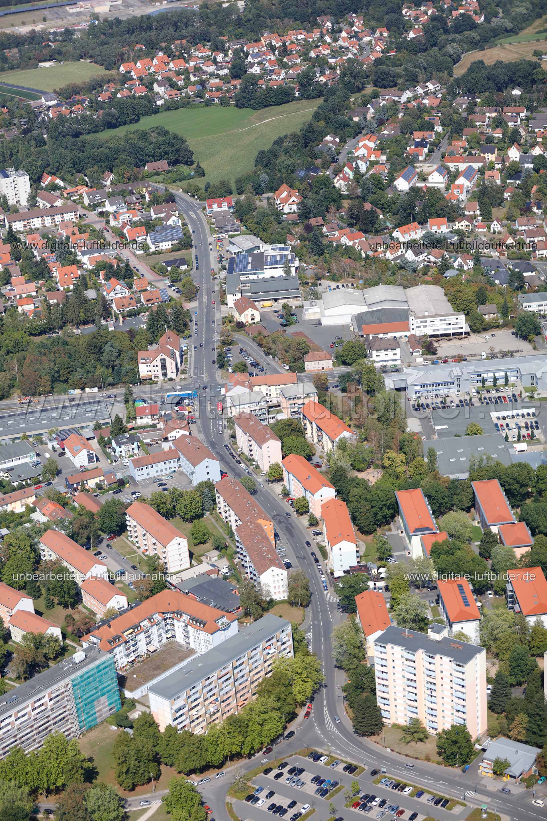 Luftbild: Würzburger Straße, Fürth