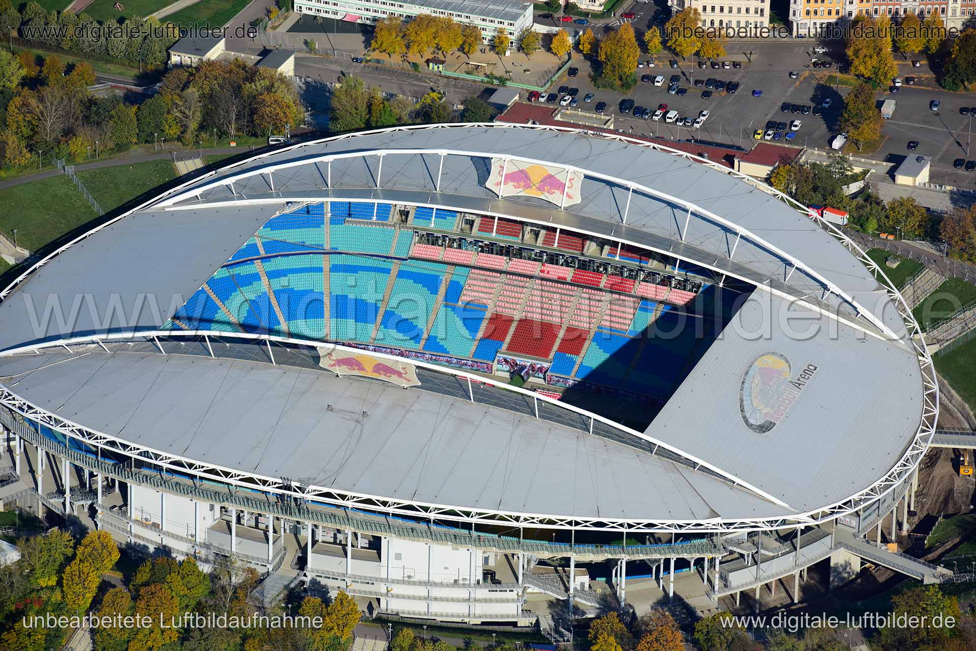 Luftaufnahme Red Bull Arena, Leipzig | Sachsen Sachsen