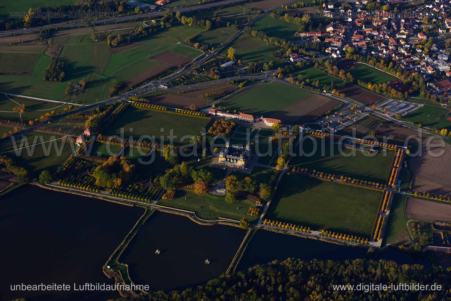 Luftbild: Schloss Seehof, Memmelsdorf