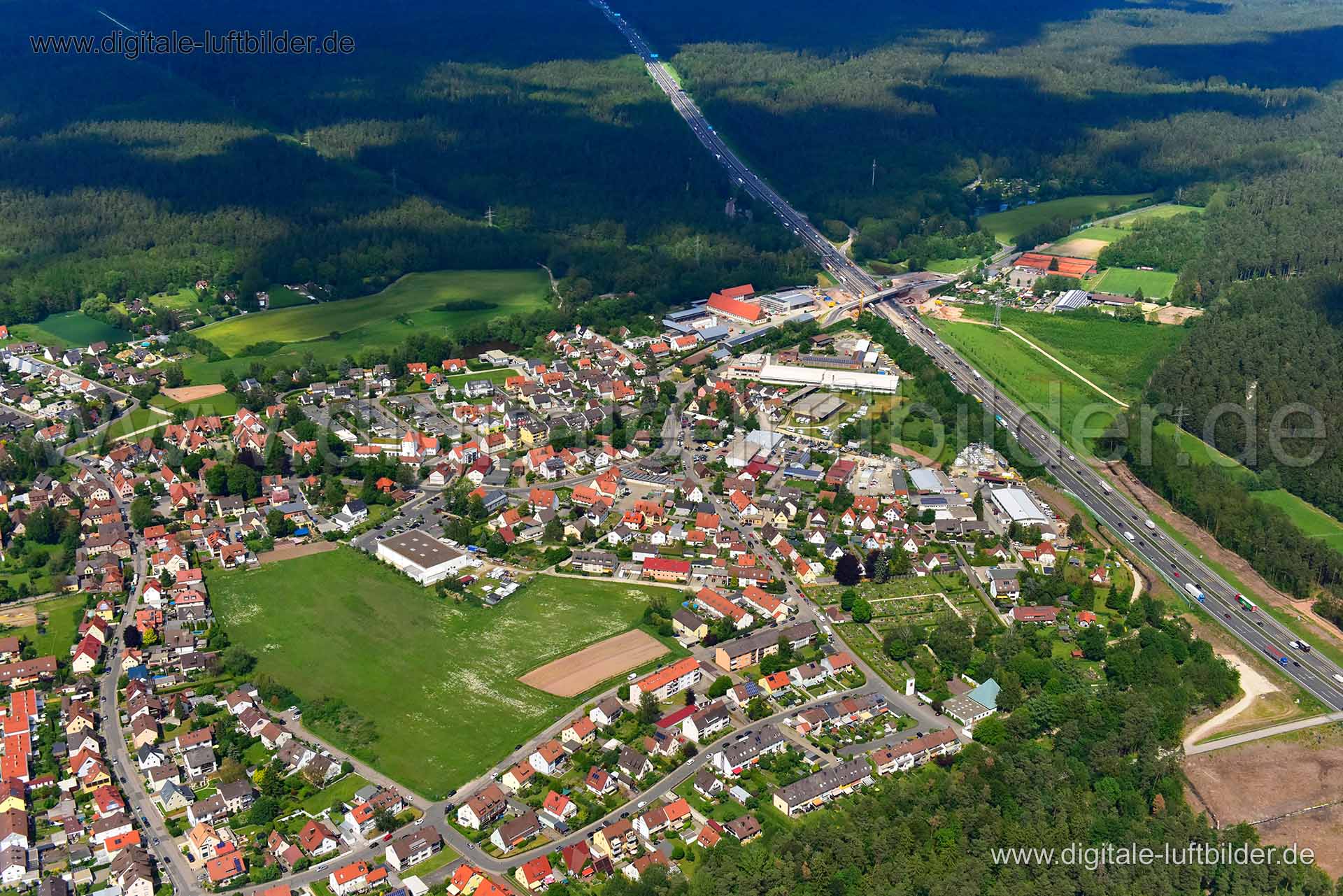 Luftbild: Fischbach, Nürnberg