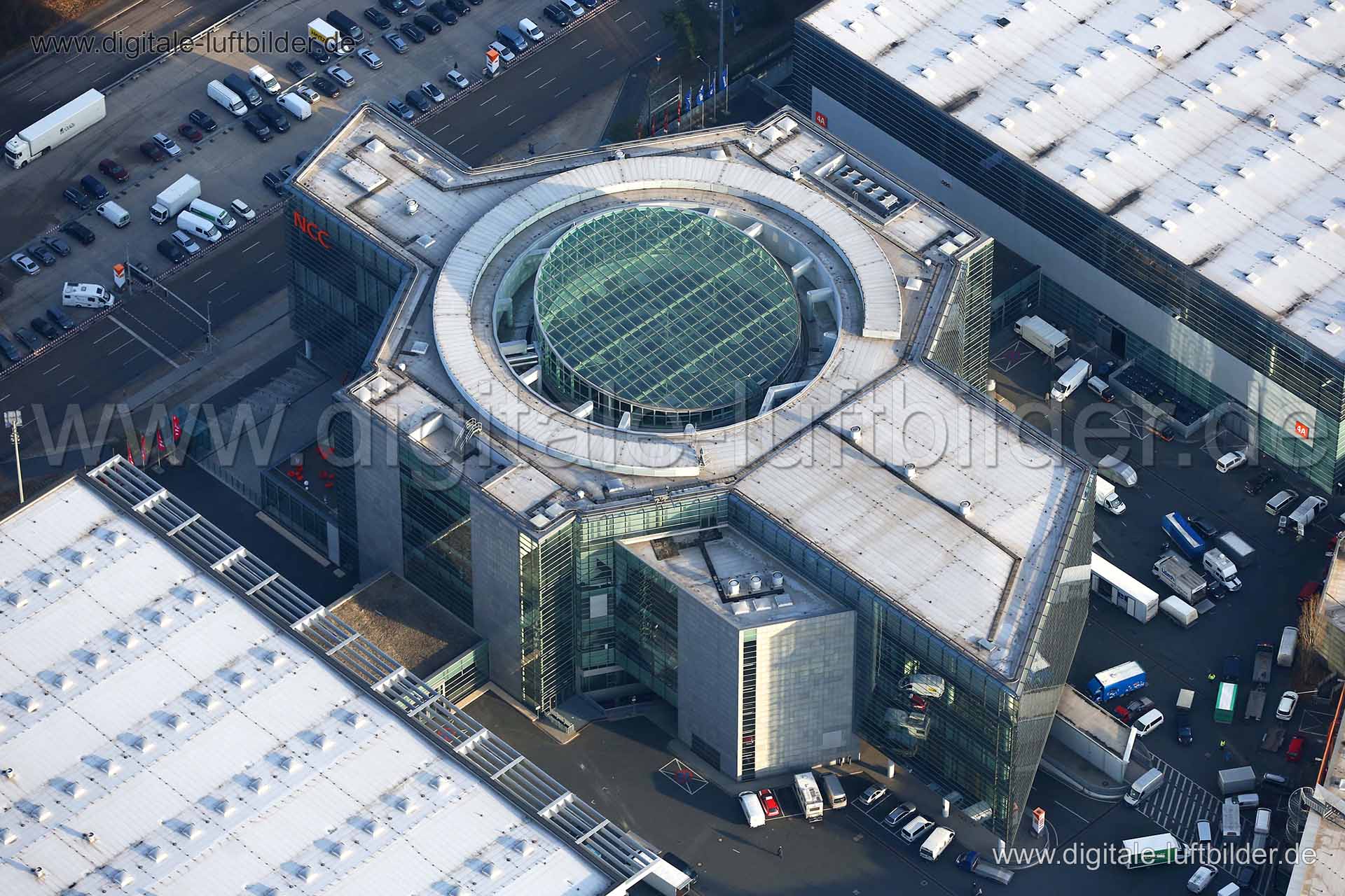 Luftaufnahme Messe, Nürnberg | Mittelfranken Bayern