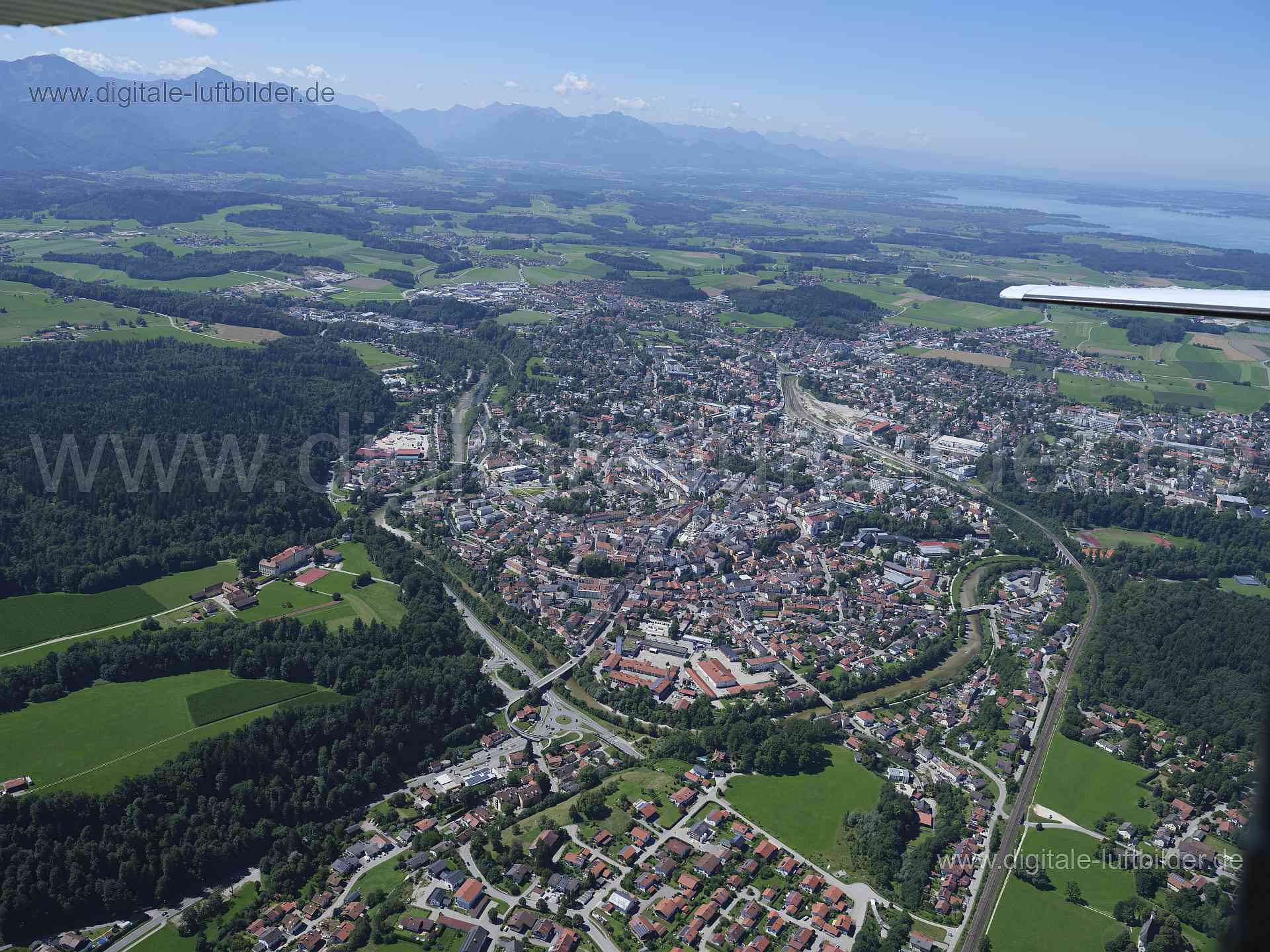 Luftaufnahme Traunstein, Traunstein | Oberbayern Bayern