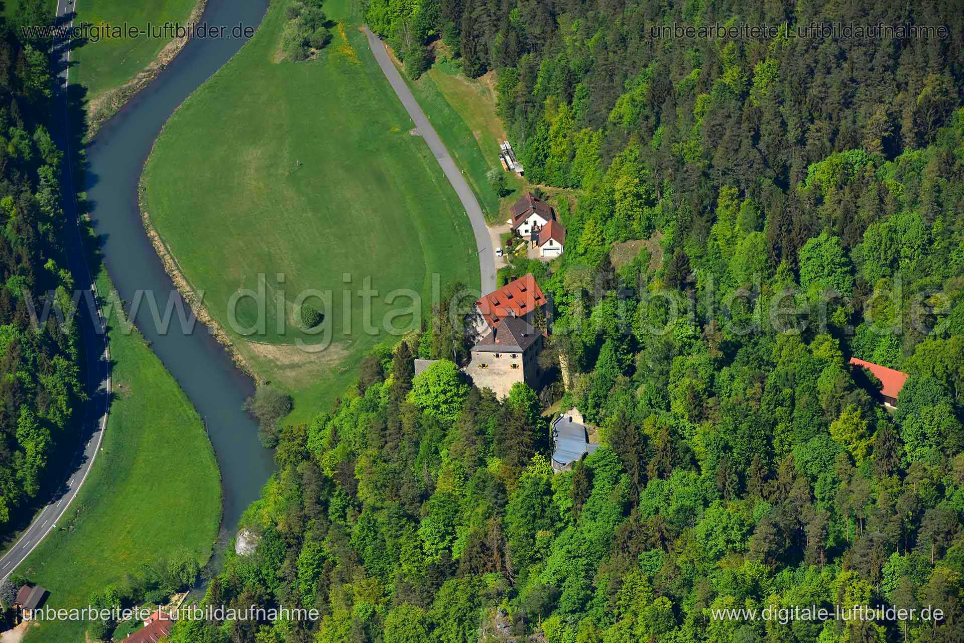 Luftaufnahme Burg Rabeneck, Waischenfeld | Oberfranken Bayern