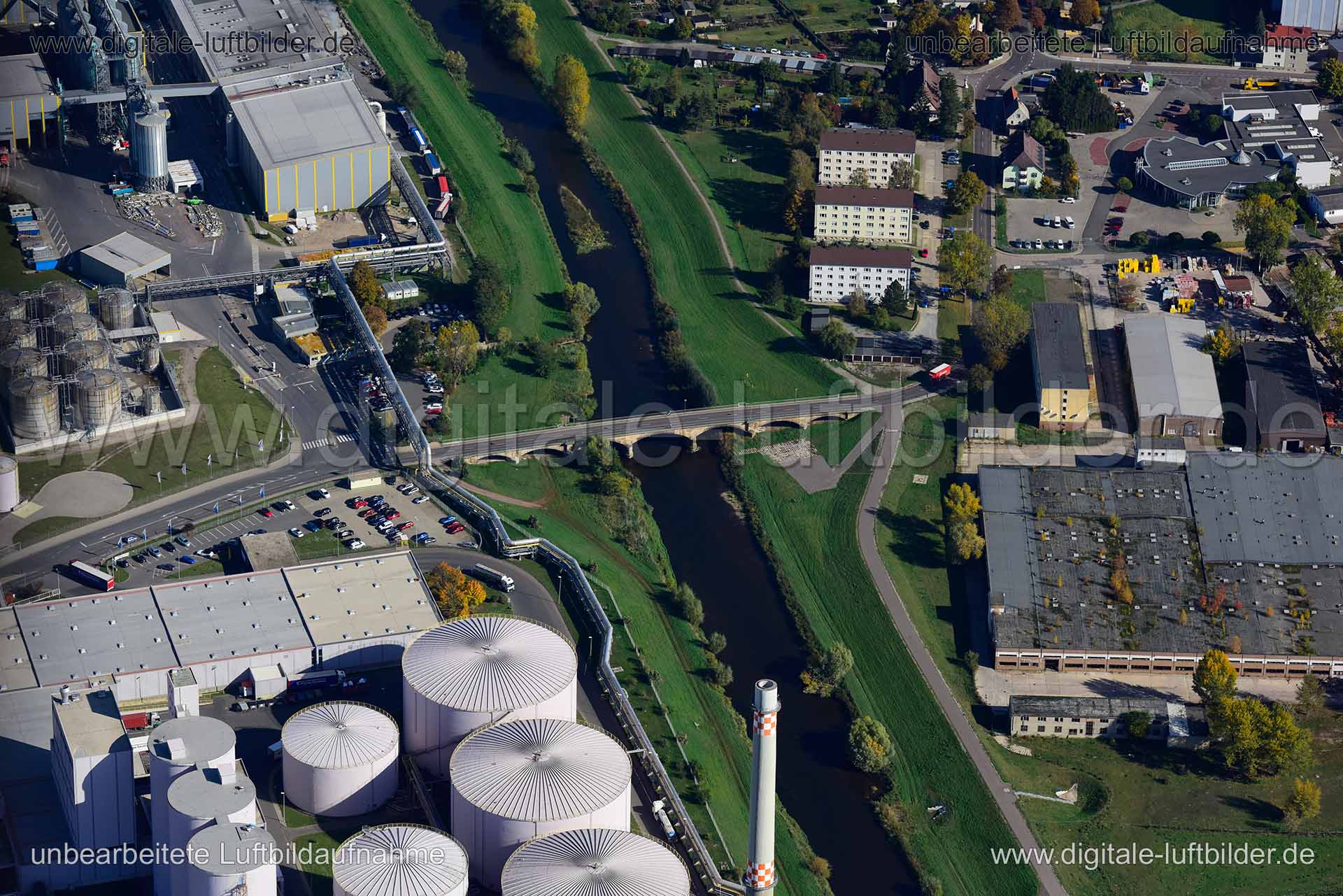 Luftbild: Weiße Elster, Zeitz